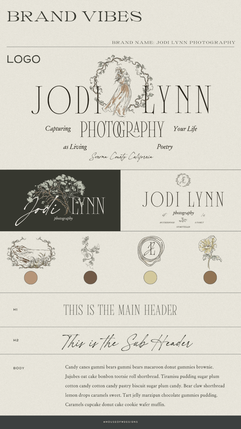 Poetic Brand Design for Photographers